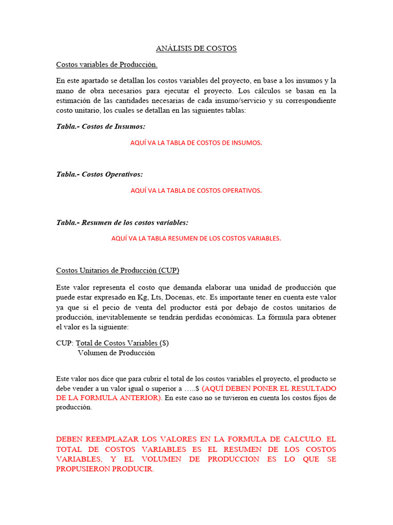 Análisis de Costos | PDF | Tecnología