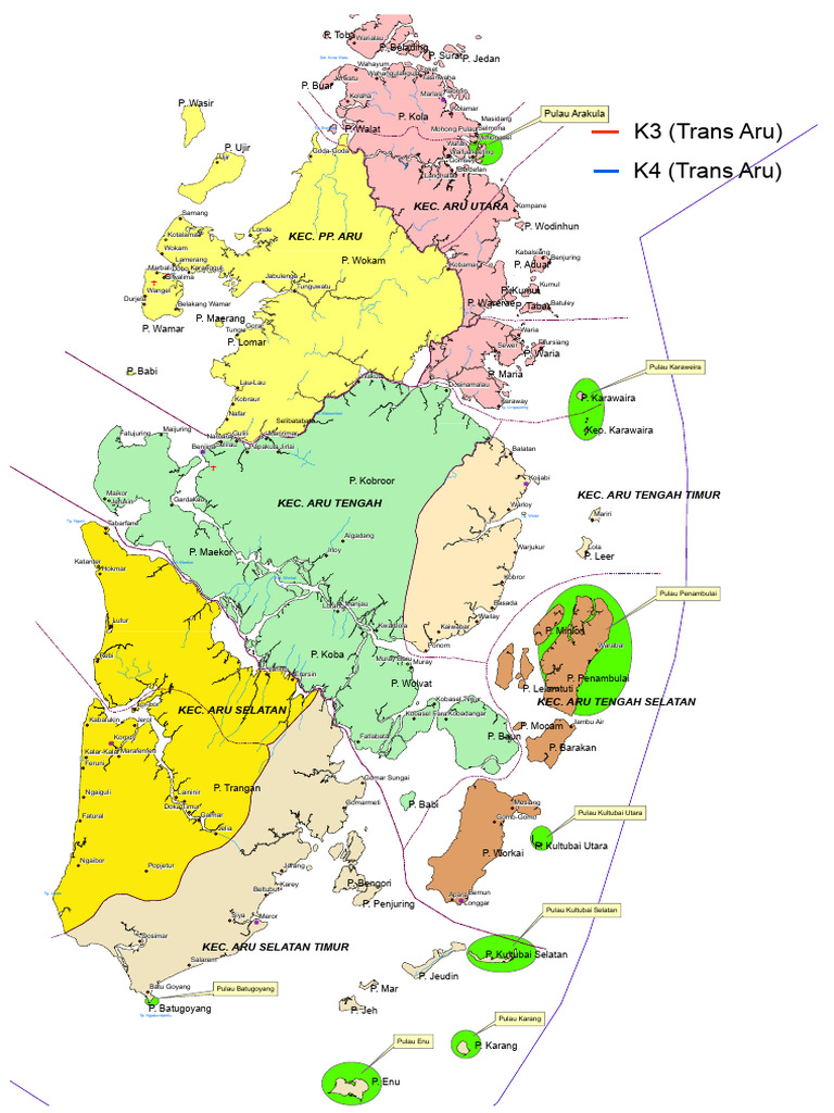 Peta Kepulauan Aru | PDF
