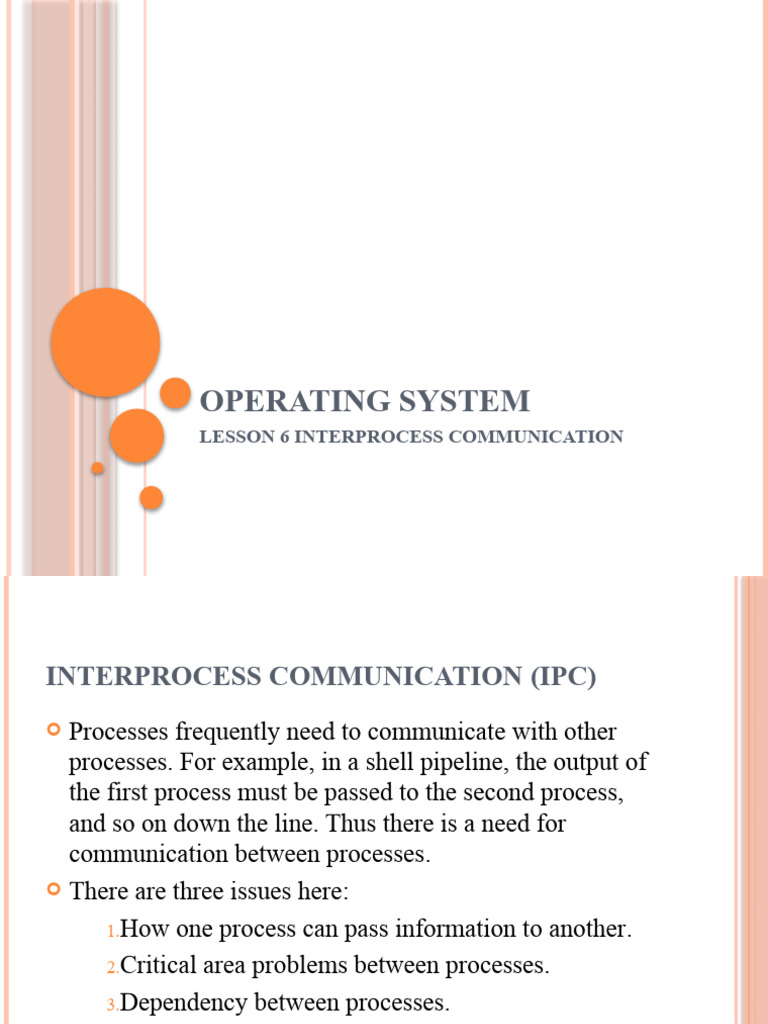 6 Ipc | PDF | Process (Computing) | Thread (Computing)
