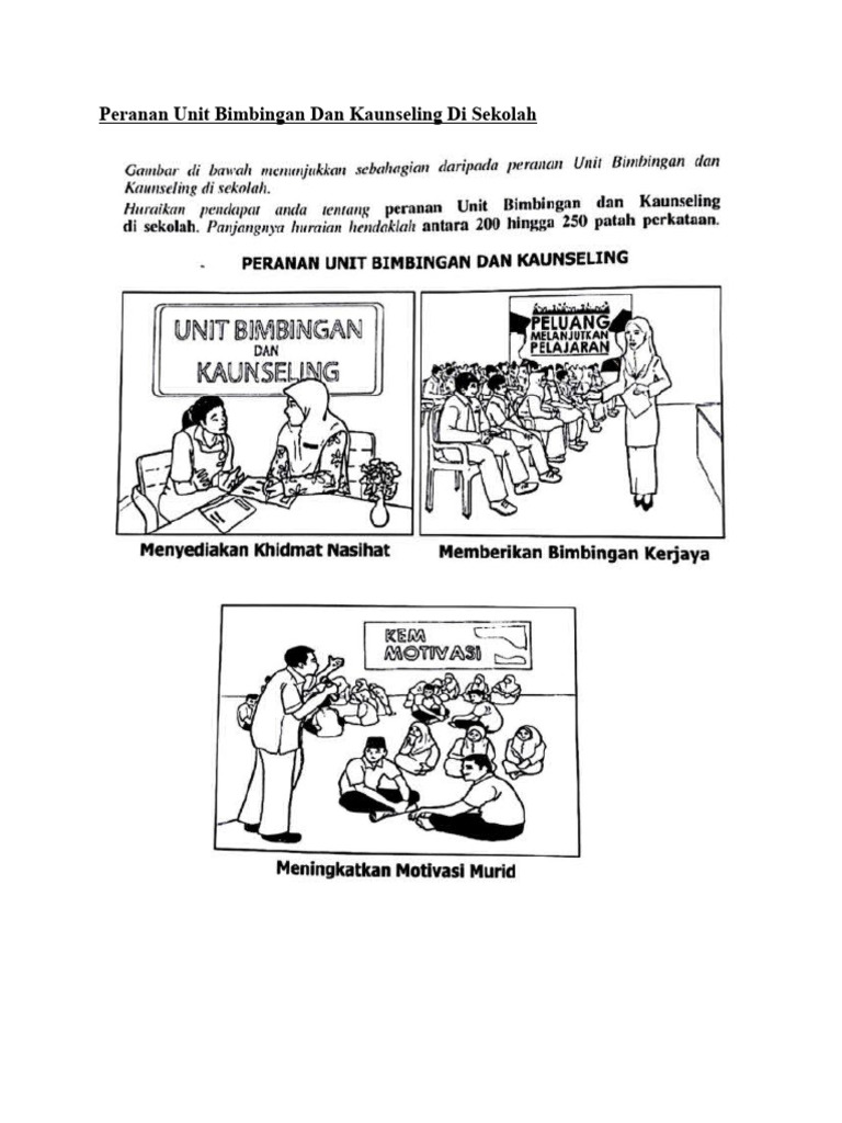 Peranan Unit Bimbingan Dan Kaunseling Di Sekolah | PDF | Kesehatan Holistik