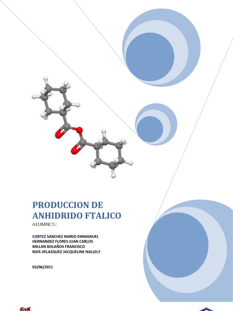Anhidrido Ftalico | PDF | Catálisis | Destilación