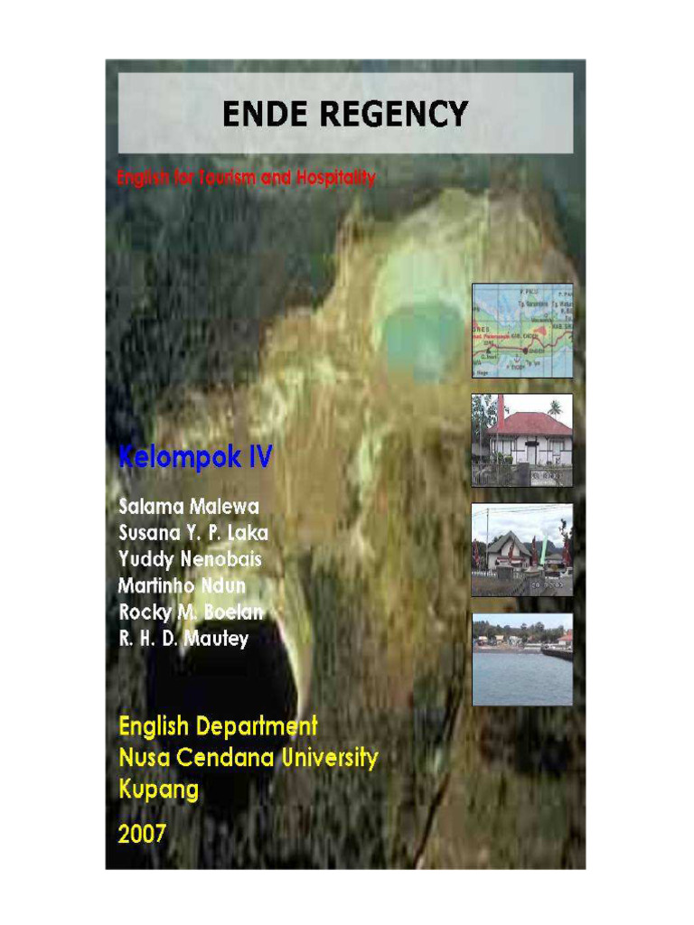 Ende Regency: Geography, Culture & Tourism | PDF | Foreign Language ...