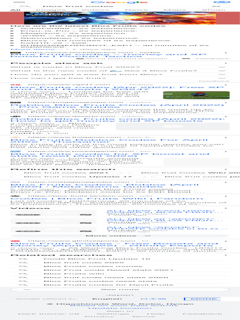 Blox Fruit Codes - Google Search | PDF