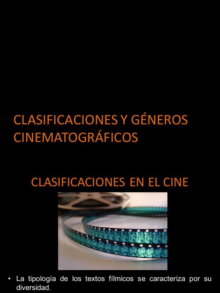 Clasificaciones y géneros del cine | PDF | Entretenimiento