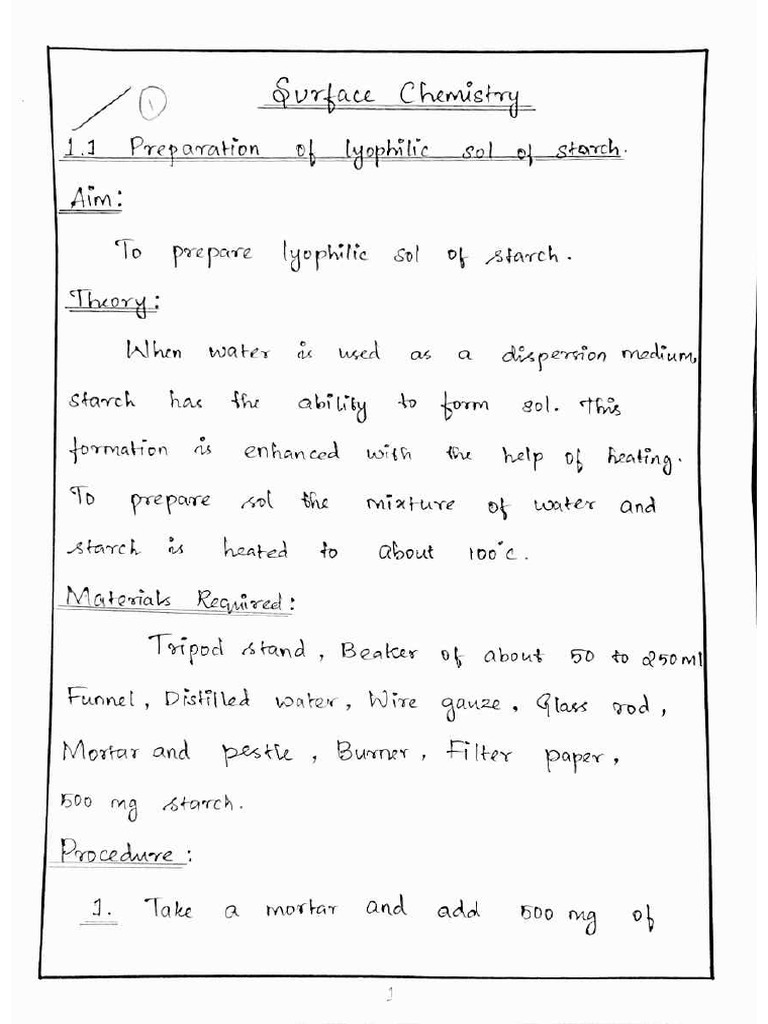 Chemistry Activity | PDF