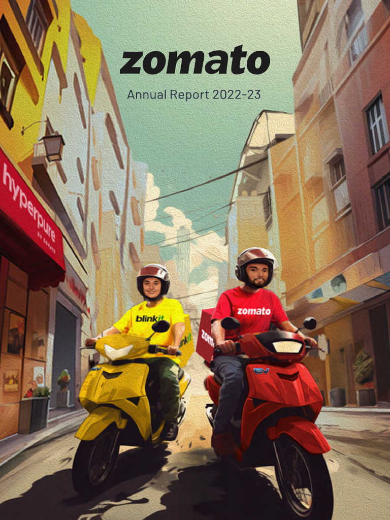 Zomato Annual Report 2022-23 | PDF | Restaurants | Cost
