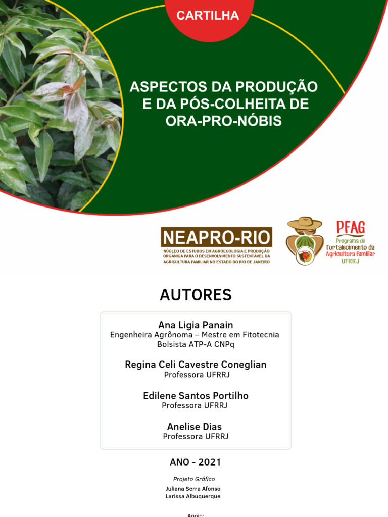 Guia de Cultivo da Ora-Pro-Nóbis | PDF | Agricultura