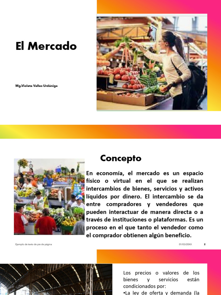 Conceptos Clave del Mercado Económico | PDF | Mercado (economía ...