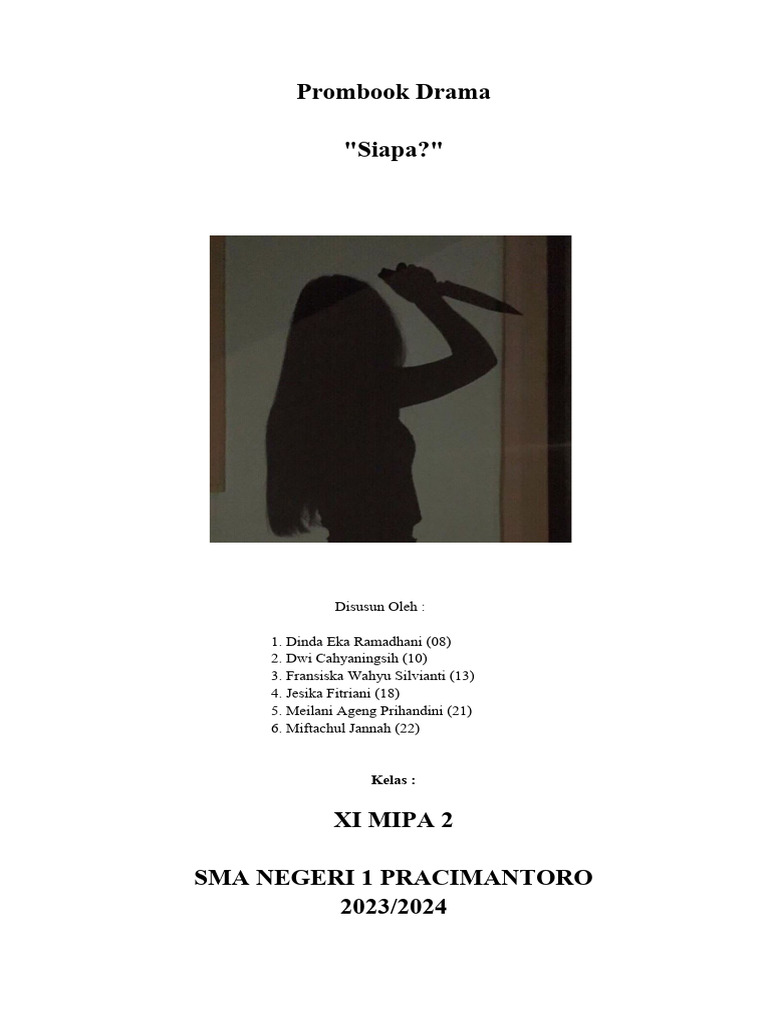 Laporan Drama - Siapa | PDF
