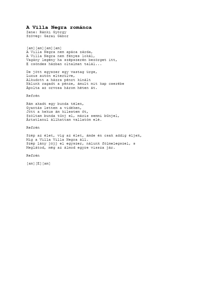 A Villa Negra Románca | PDF