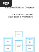 Functional Units of Computer | PDF | Computer Data Storage | Input/Output