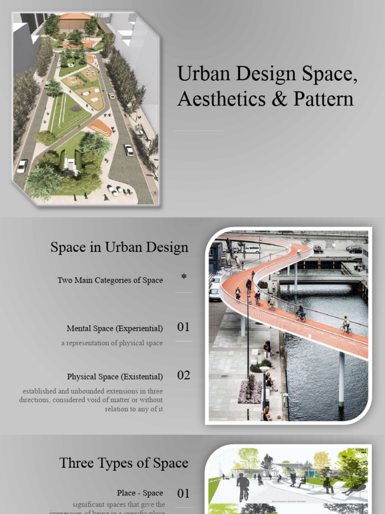 Urban Design Space Aesthetics Pattern | PDF