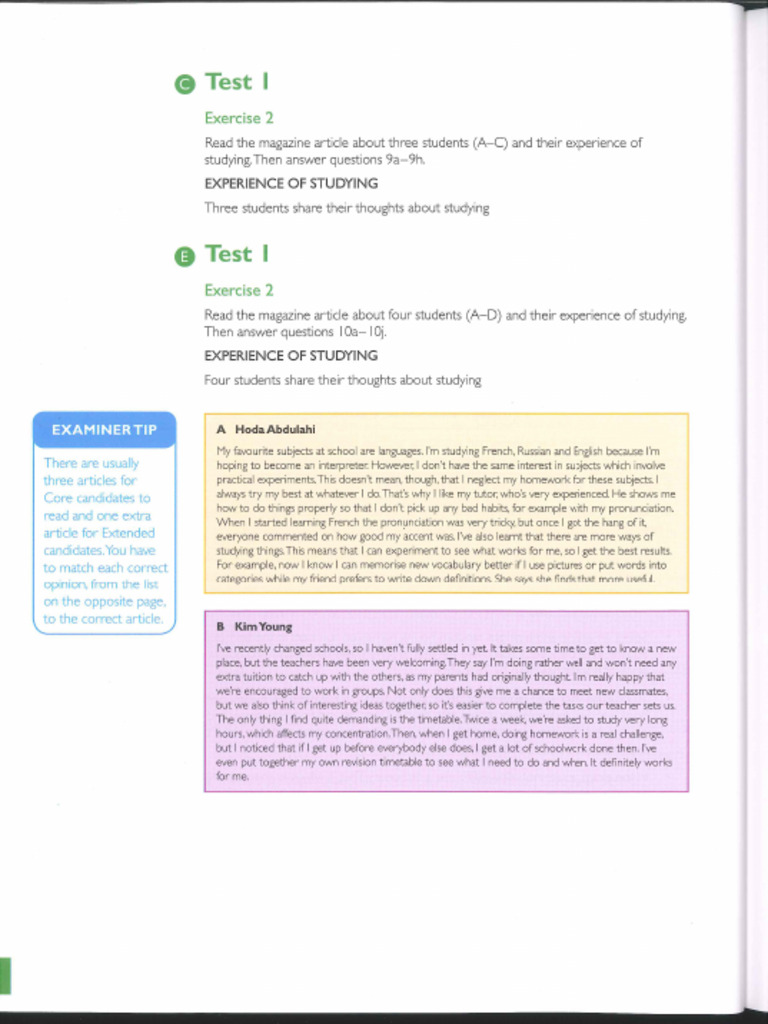 P24 - Reading Part 2 | PDF