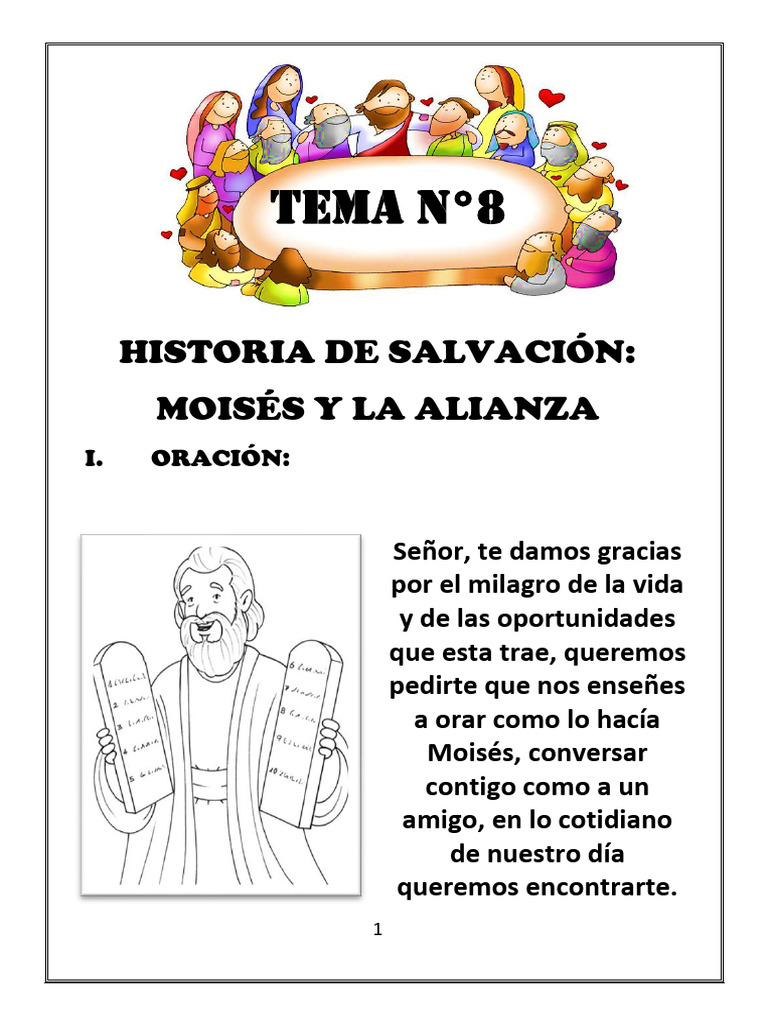 Tema 8 | Descargar gratis PDF | Libro del éxodo | Moisés