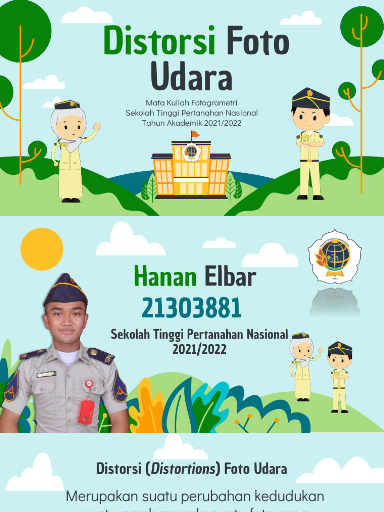 Distorsi dalam Foto Udara | PDF