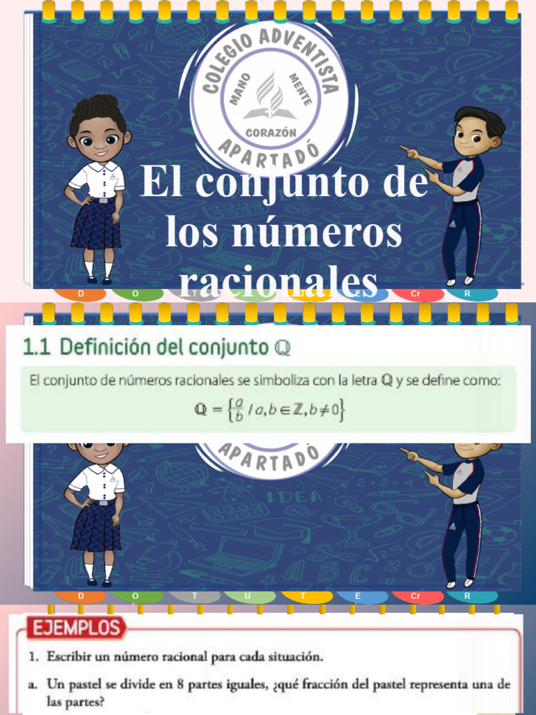 7º-El Conjunto de Los Nùmeros Racionales | PDF