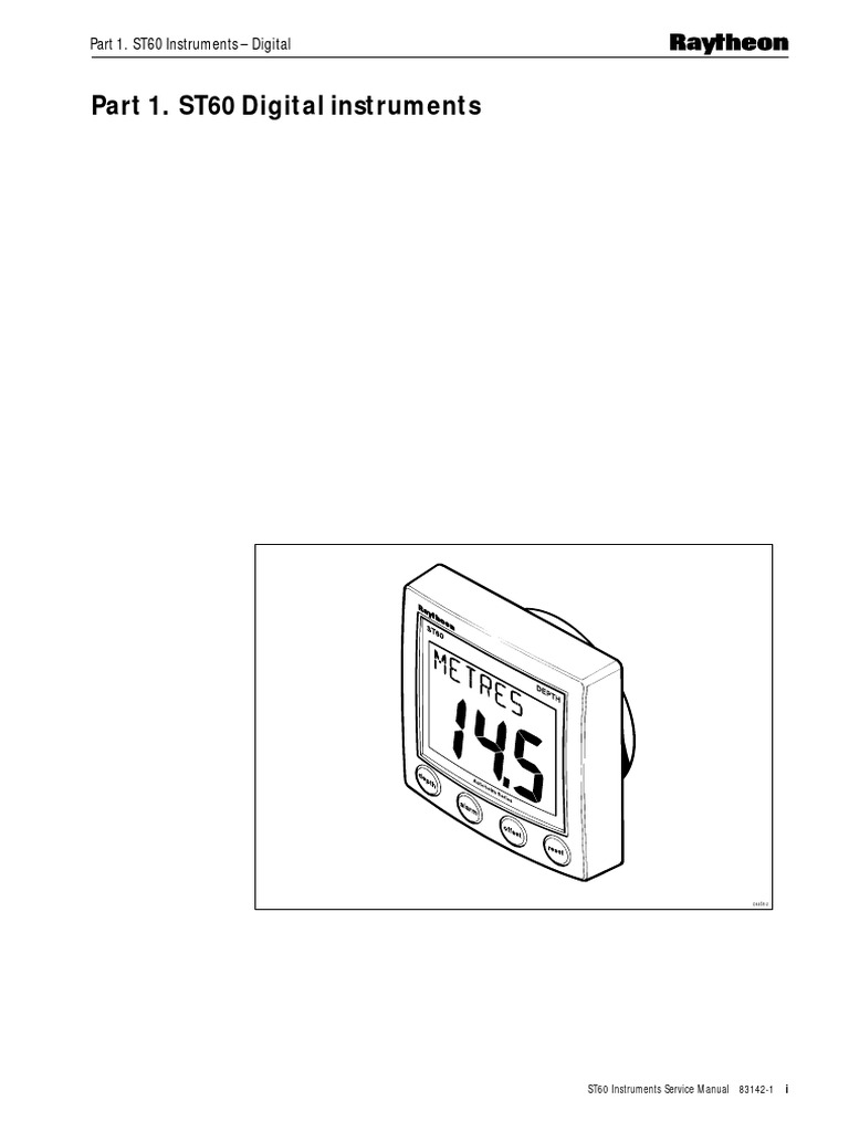 Raymarine ST60 Instruments - Digital | PDF | Printed Circuit Board ...