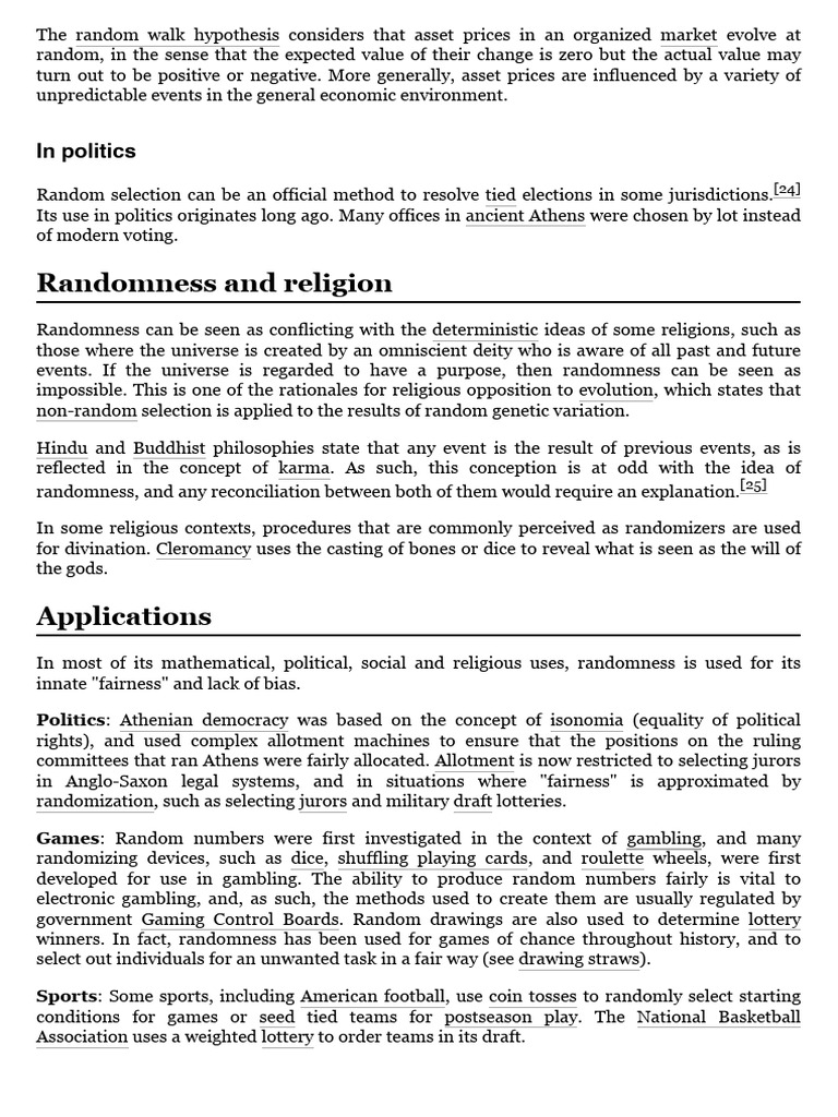 Random 5 | PDF | Randomness