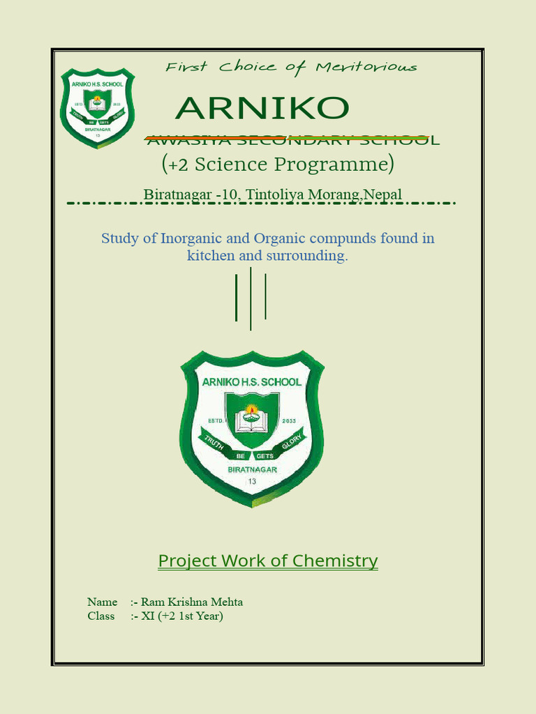 Chemistry Pratical | PDF