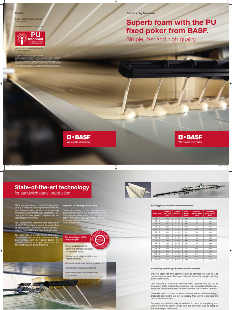 BASF Construction Flyer PU en | PDF | Polyurethane | Physical Sciences