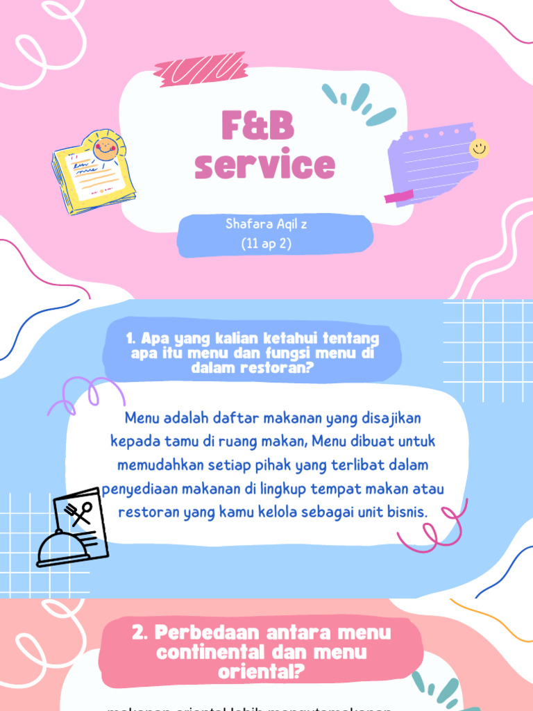 Warna Warni Pastel Kreatif Lucu Tugas Presentasi Kelompok | PDF ...