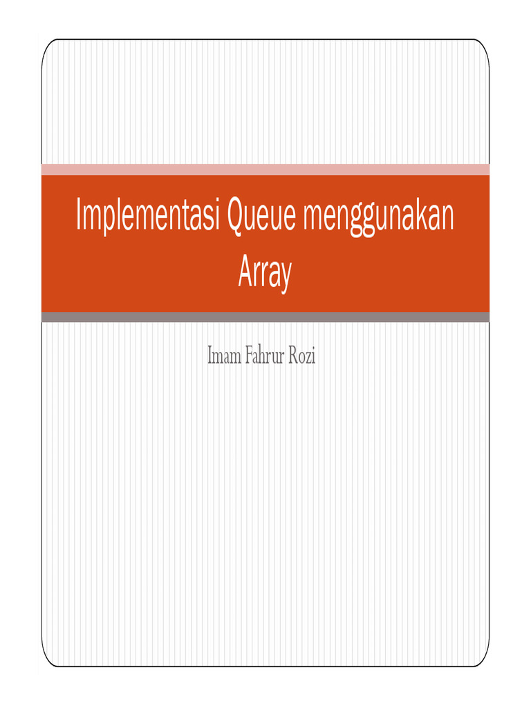 Implementasi Stack Menggunakan Array Pdf 