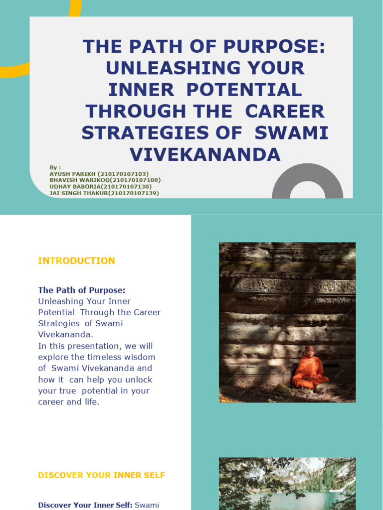 Unlocking Potential with Vivekananda | PDF | Thought | Swami Vivekananda