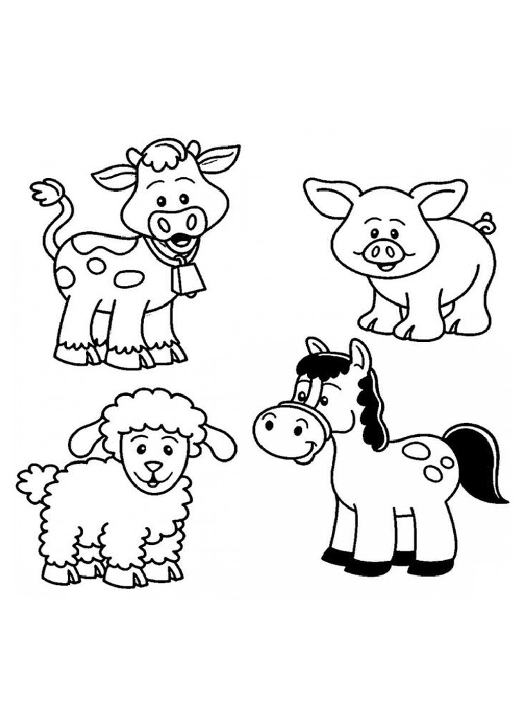 Kinder - Animals Lesson - Printable | PDF