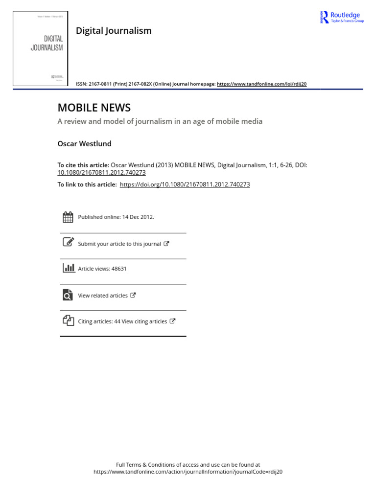 Mobile News Pdf News Mobile App 