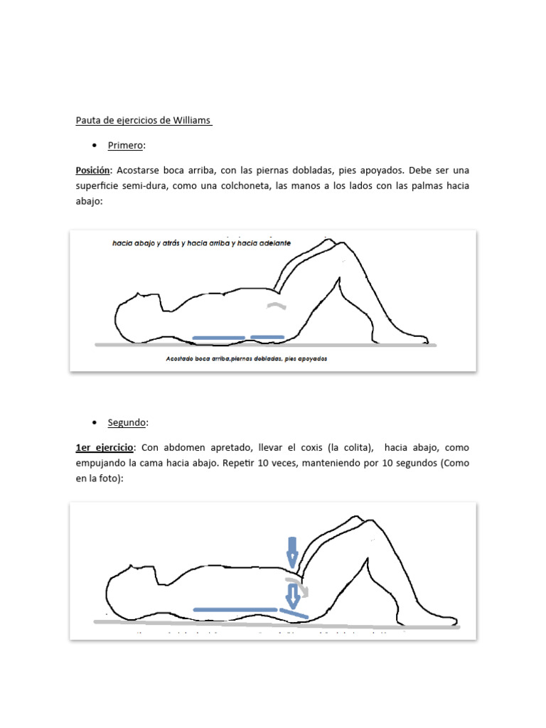 Pauta de Ejercicios de Williams | PDF