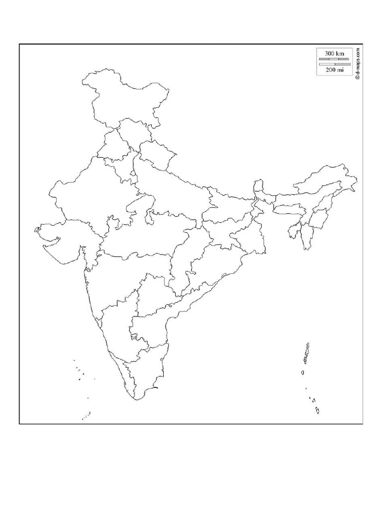 India Map - Political PDF | PDF
