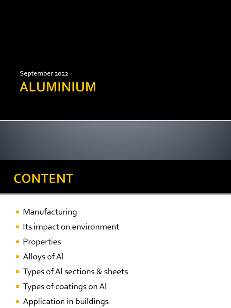 Unit 1 Aluminium Pdf
