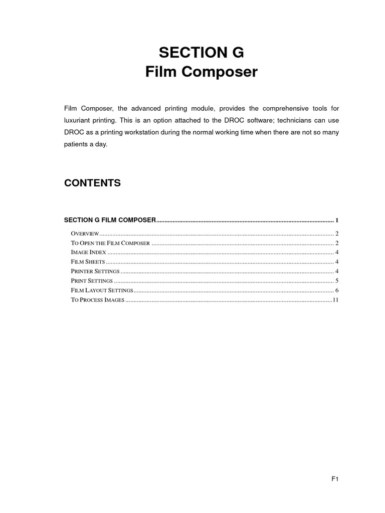 SectionG Film Composer | PDF | Page Layout | Button (Computing)