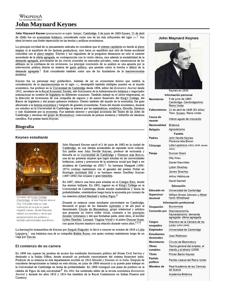 John Maynard Keynes | PDF