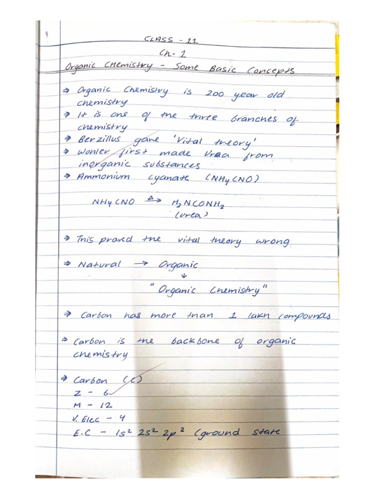 Organic Chemistry Class 11 Part 1 | PDF