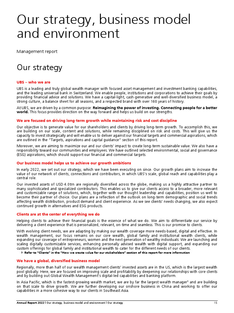 Book 1 | PDF | Ubs | Wealth Management