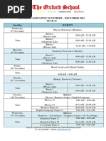 Igcse Timetable Oct Nov 2025 Series | PDF | Qualifications