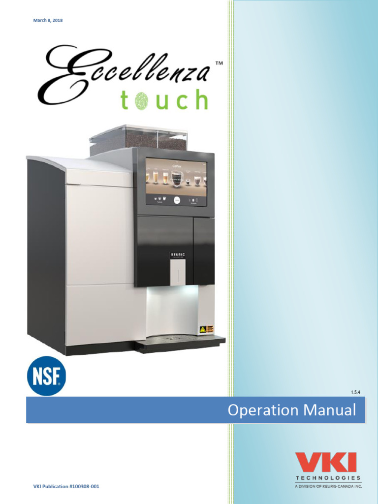 VKI Eccellenza Touch UCG CAMAR | PDF | Water | Plumbing