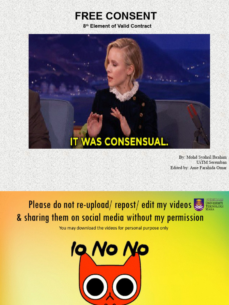 Free Consent (Brief Notes) | PDF | Misrepresentation | Fraud