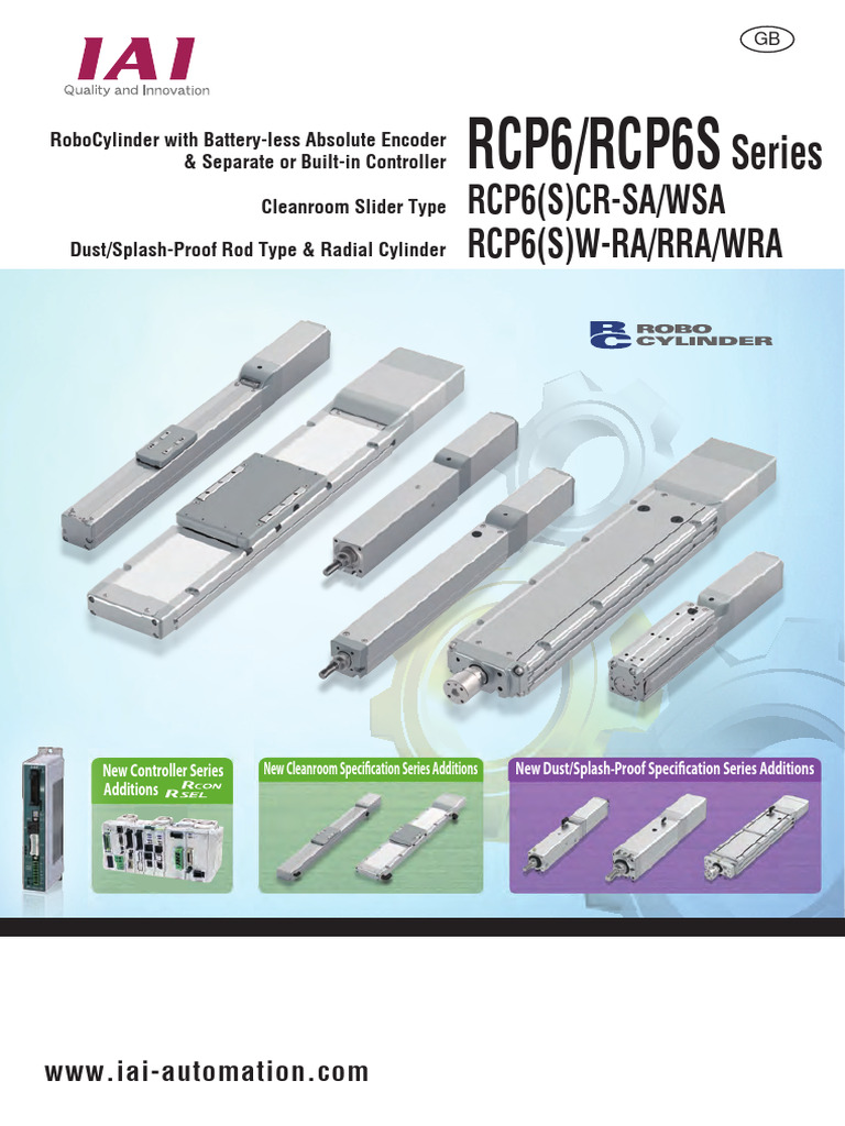 RCP6 RoboCylinder Eng | PDF | Mechanical Engineering | Equipment