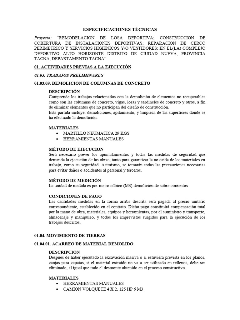 Prestación Adicional de Obra | PDF | Hormigón | Cemento