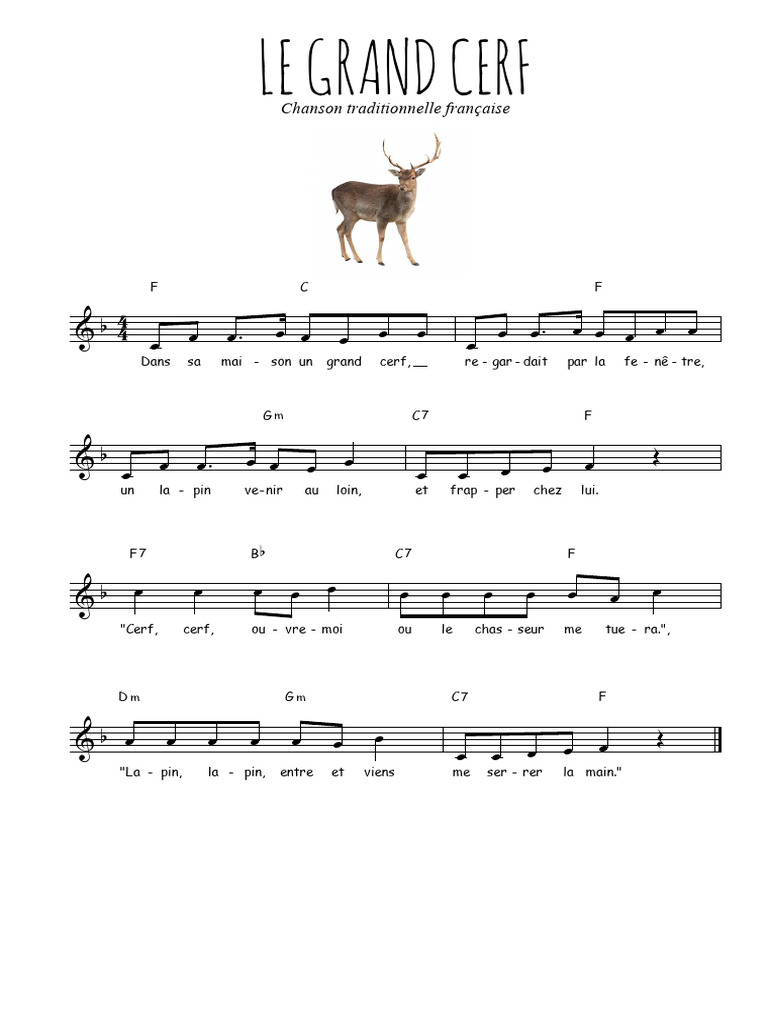 Traditionnel - Le Grand Cerf | PDF