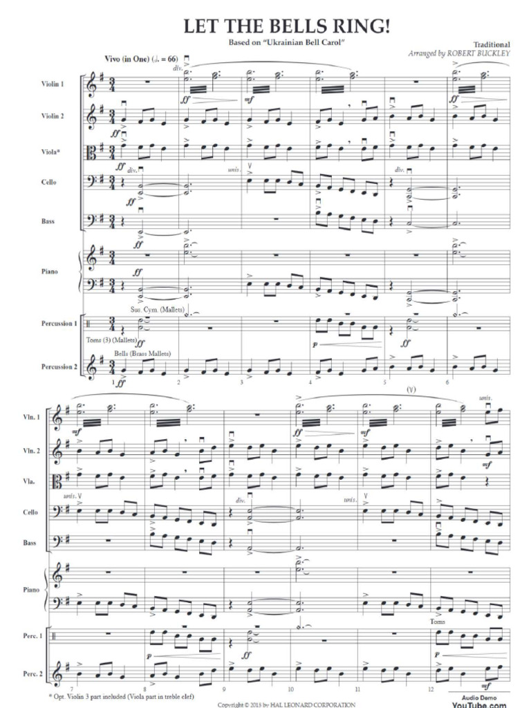 Let The Bells Ring - Score | PDF