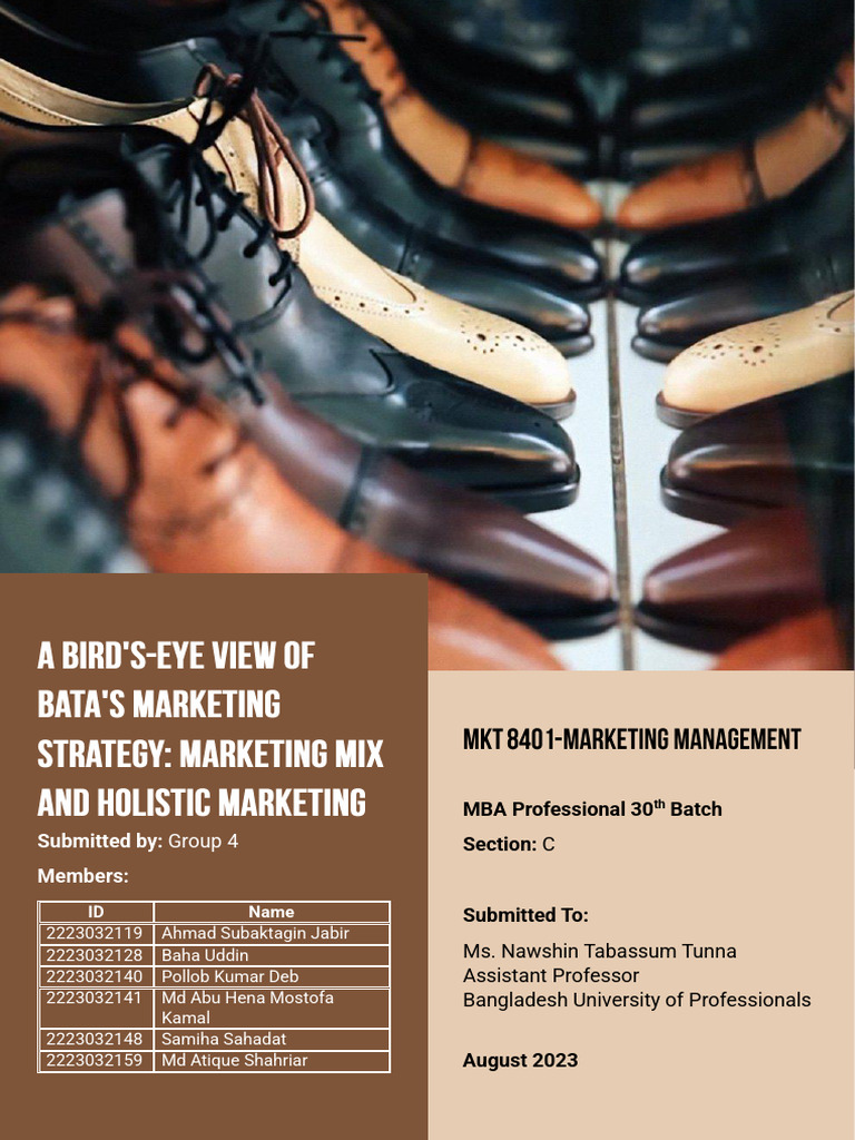 Group 4 - A Birds Eye View of Batas Marketing Strategy Marketing Mix and Holistic Marketing ...