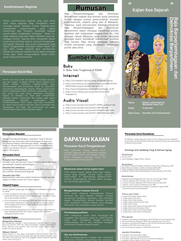 Raja Berpelembagaan Dan D | PDF
