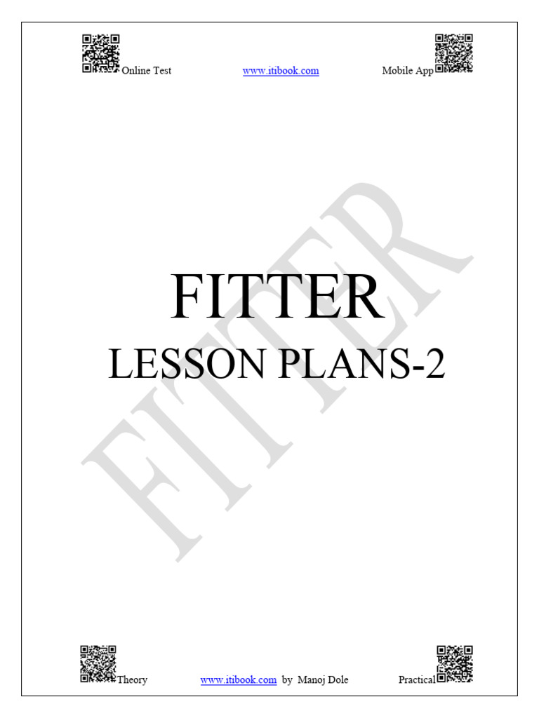 Fitter Lesson Plans 2 | PDF | Industrial Processes | Mechanical Engineering