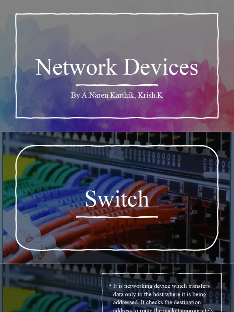Switch and Repeater | PDF | Network Switch | Computer Network