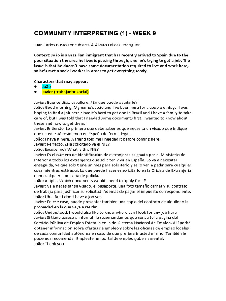 Community Interpreting | PDF