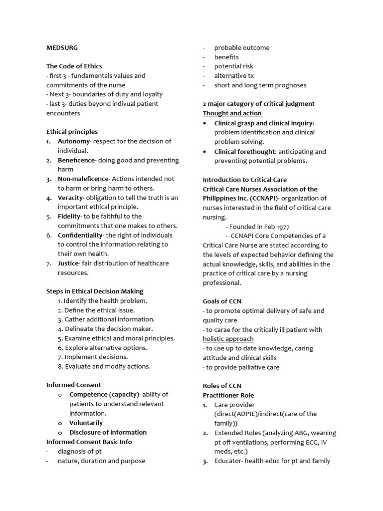 Medsurg Prelims Pdf