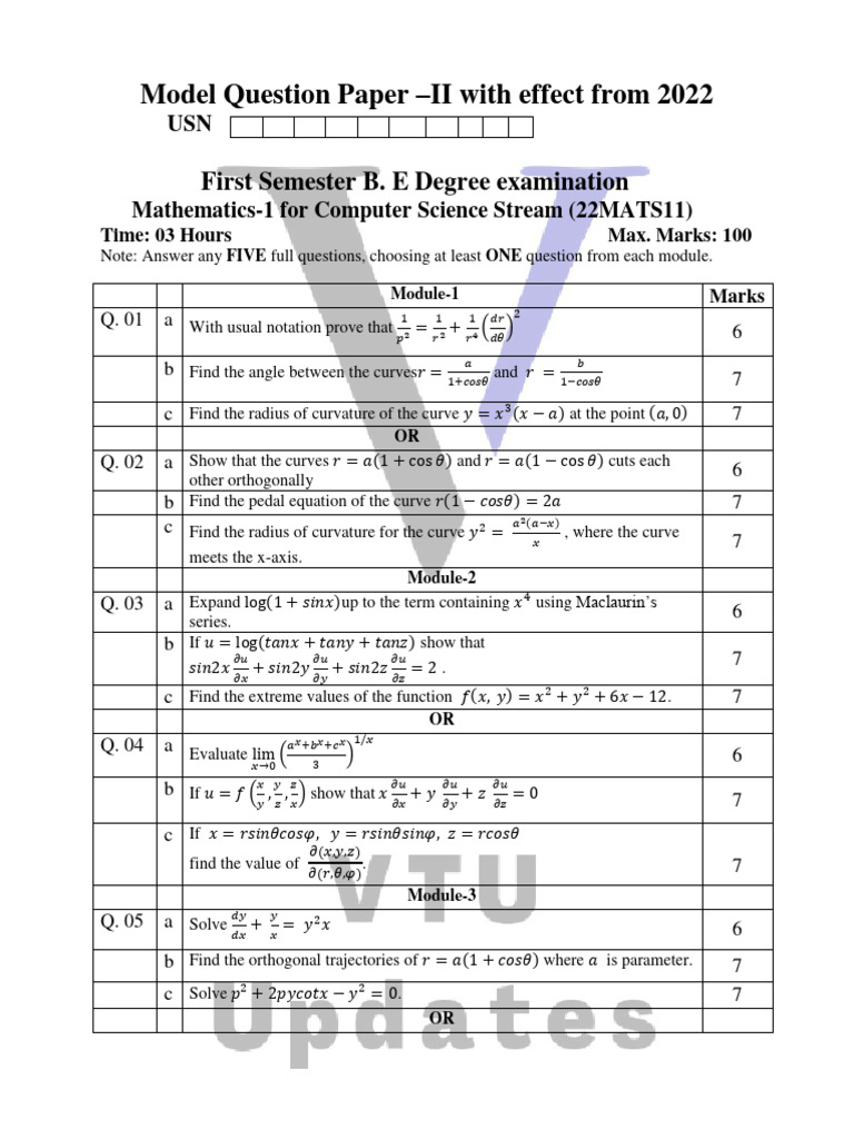 Maths Module 2 | PDF | Eigenvalues And Eigenvectors | Mathematical Analysis